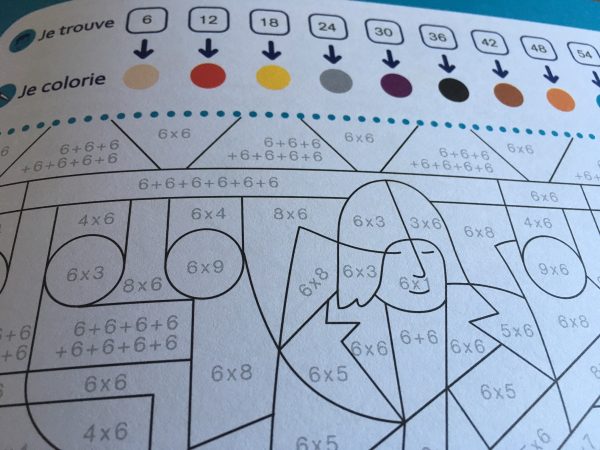 Idée géniale : colorier pour apprendre les tables de multiplication ...