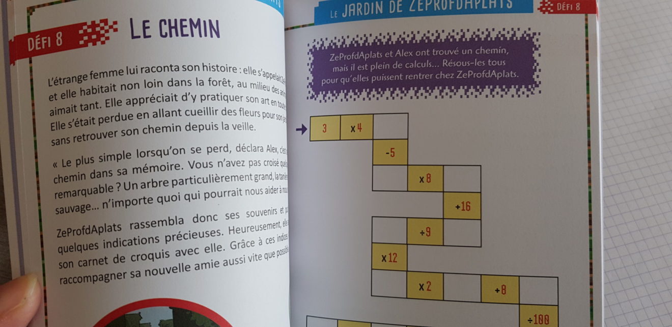 2 cahiers de jeux pour progresser en mathématiques grâce à Minecraft ...