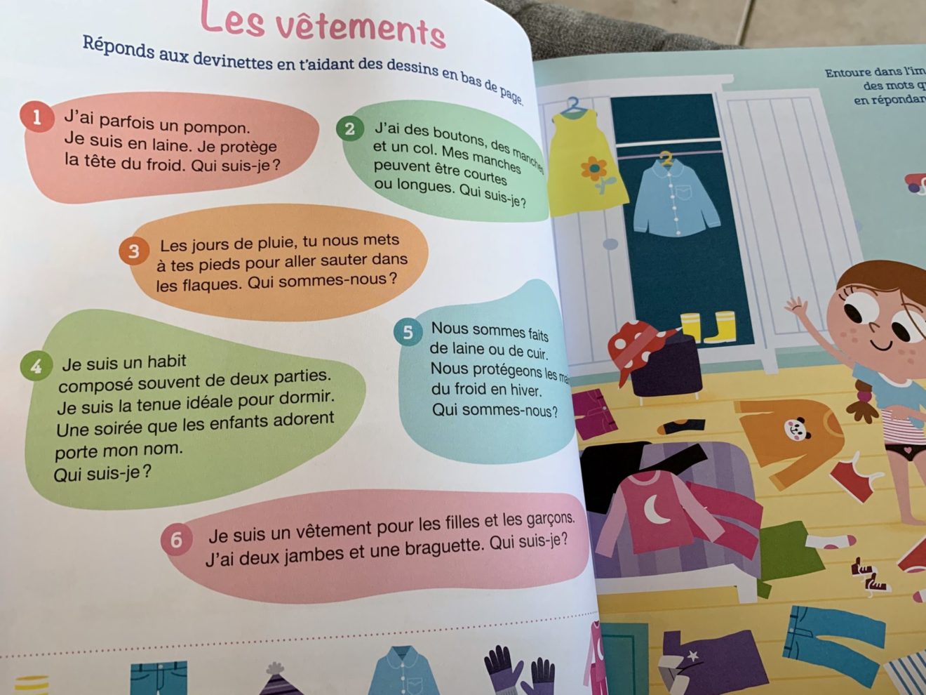 Je joue et j’apprends le vocabulaire - Papa positive