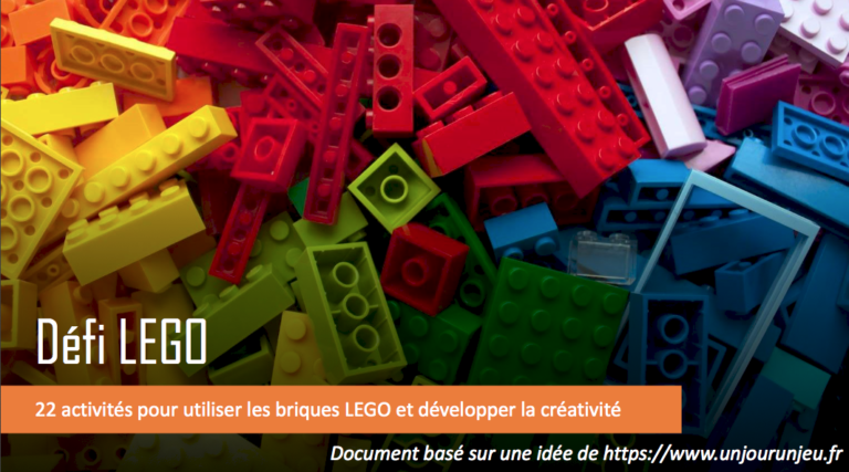 100 défis et activités avec des LEGO - Papa positive