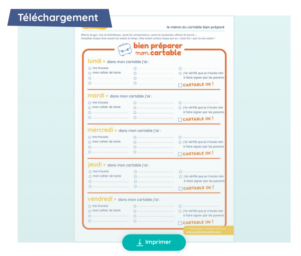 3 outils gratuits pour préparer la rentrée - Papa positive
