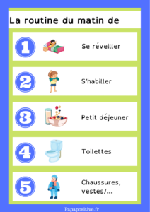 Les routines du matin et du soir un super outil pour s'organiser en ...