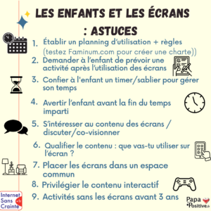 9 règles d'utilisation des écrans - Papa positive