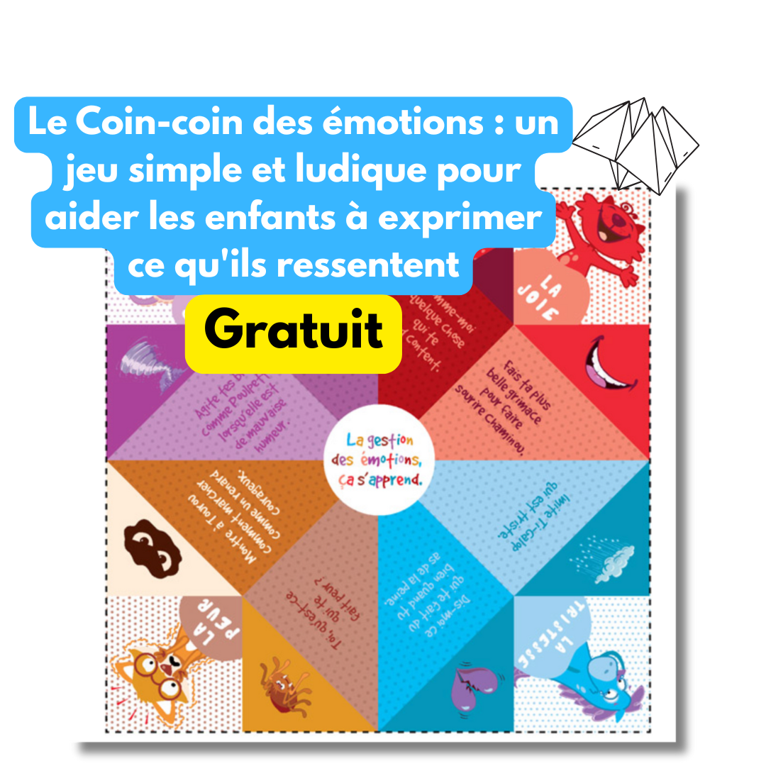 Le Coin-coin des émotions : un jeu simple et ludique pour aider les ...