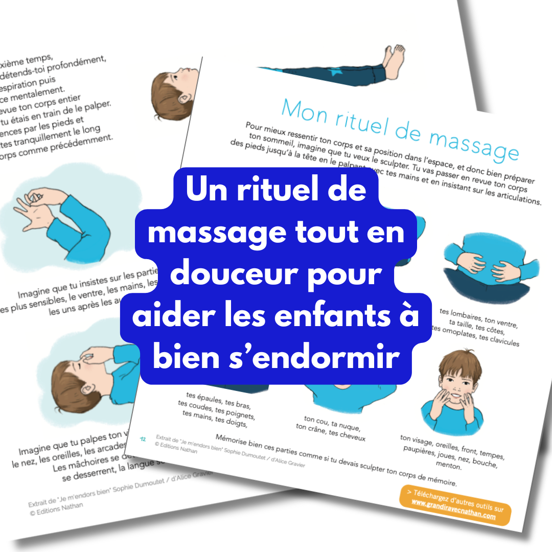 Un rituel de massage tout en douceur pour aider les enfants à bien s ...