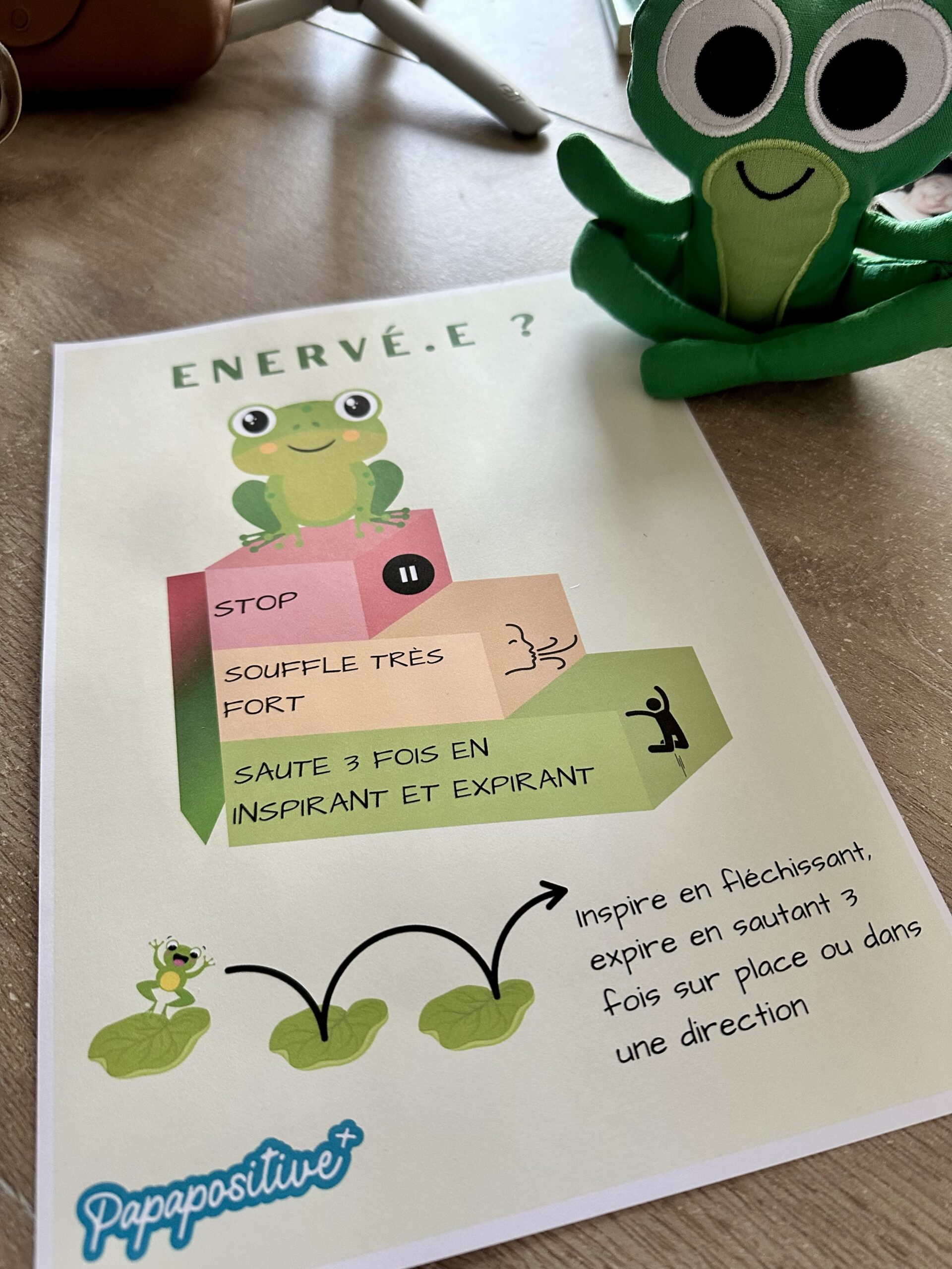 Nouvelle affiche : le saut de la grenouille pour s'apaiser (colère ...