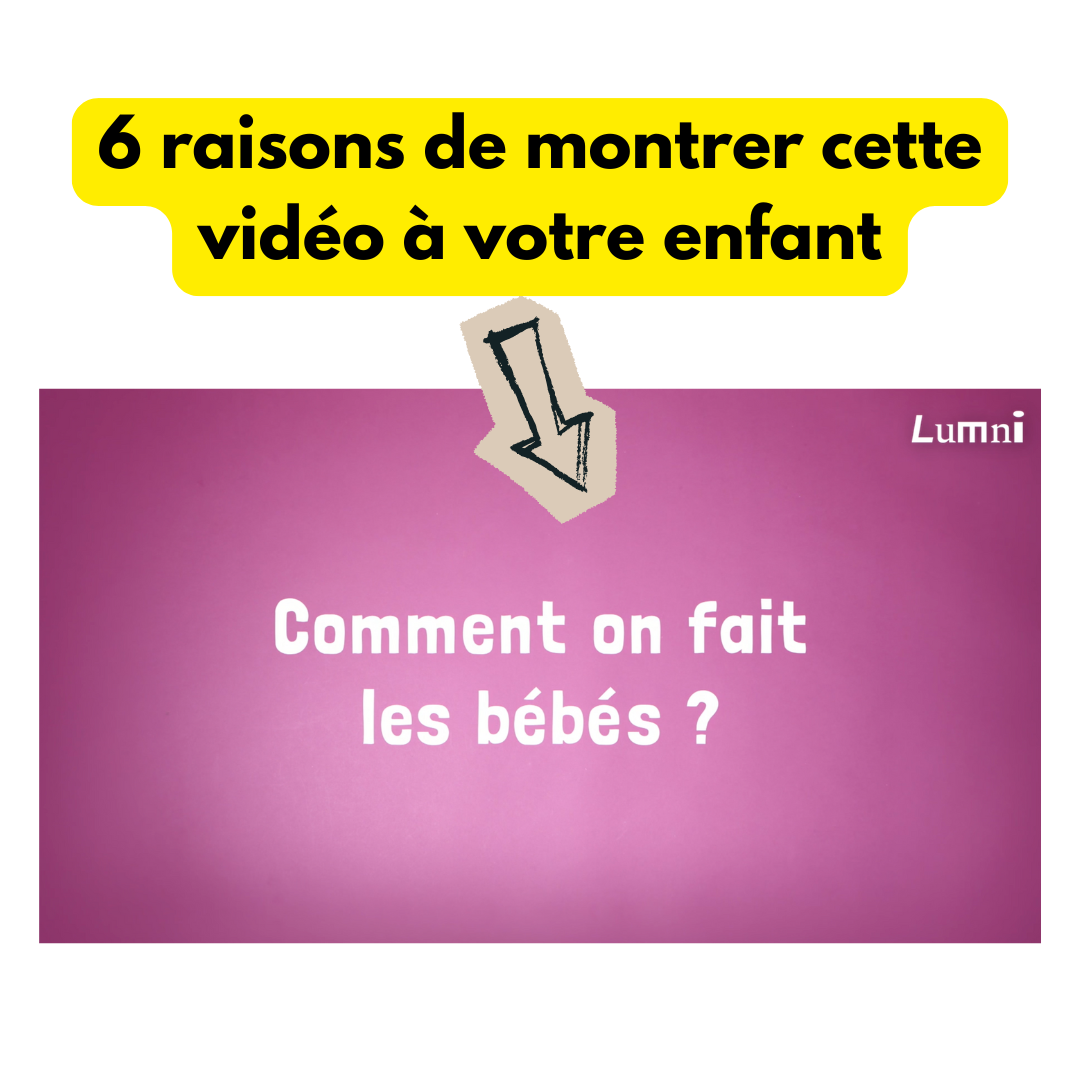 Une super vidéo pour expliquer aux enfants comment faire les bébés ...